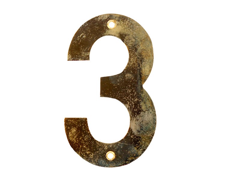 KUĆNI BROJ - "3" 0858003 | Woby Haus Online