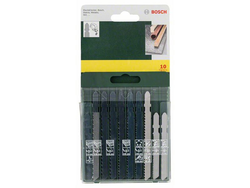 Set listova ubodne testere , T prihvat 10 delova , 2607019461 | Woby ...