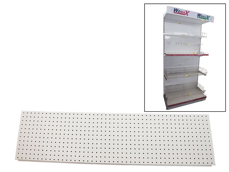 POLICA ZA PRODAVNICE- PERFORIRANA LEĐA 1200x300 mm 70140207A | Woby ...