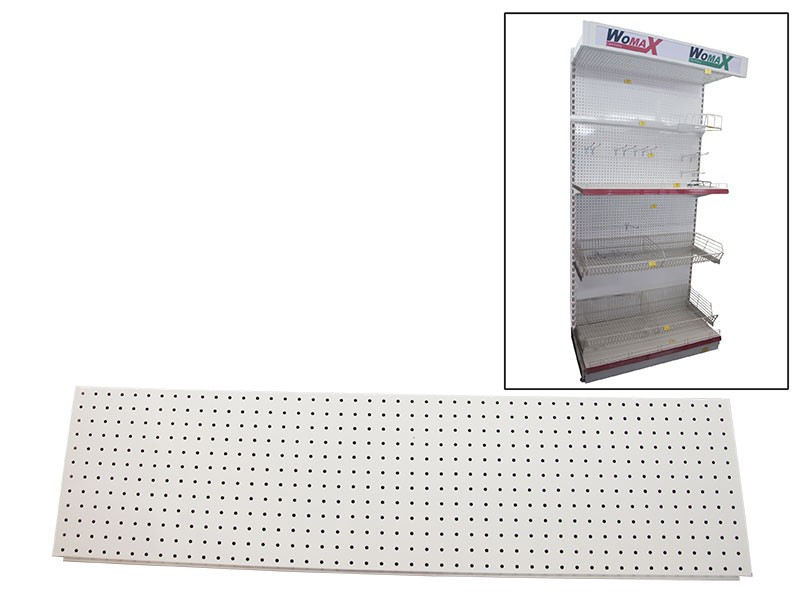 POLICA ZA PRODAVNICE- PERFORIRANA LEĐA 1200x300 mm 70140207A | Woby ...